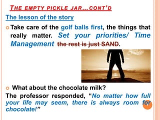 The empty pickle jar | PPTX