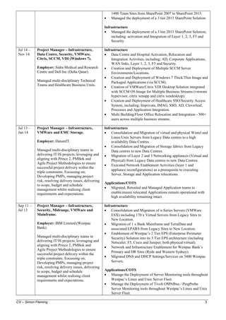 cv simon fleming summary | DOC
