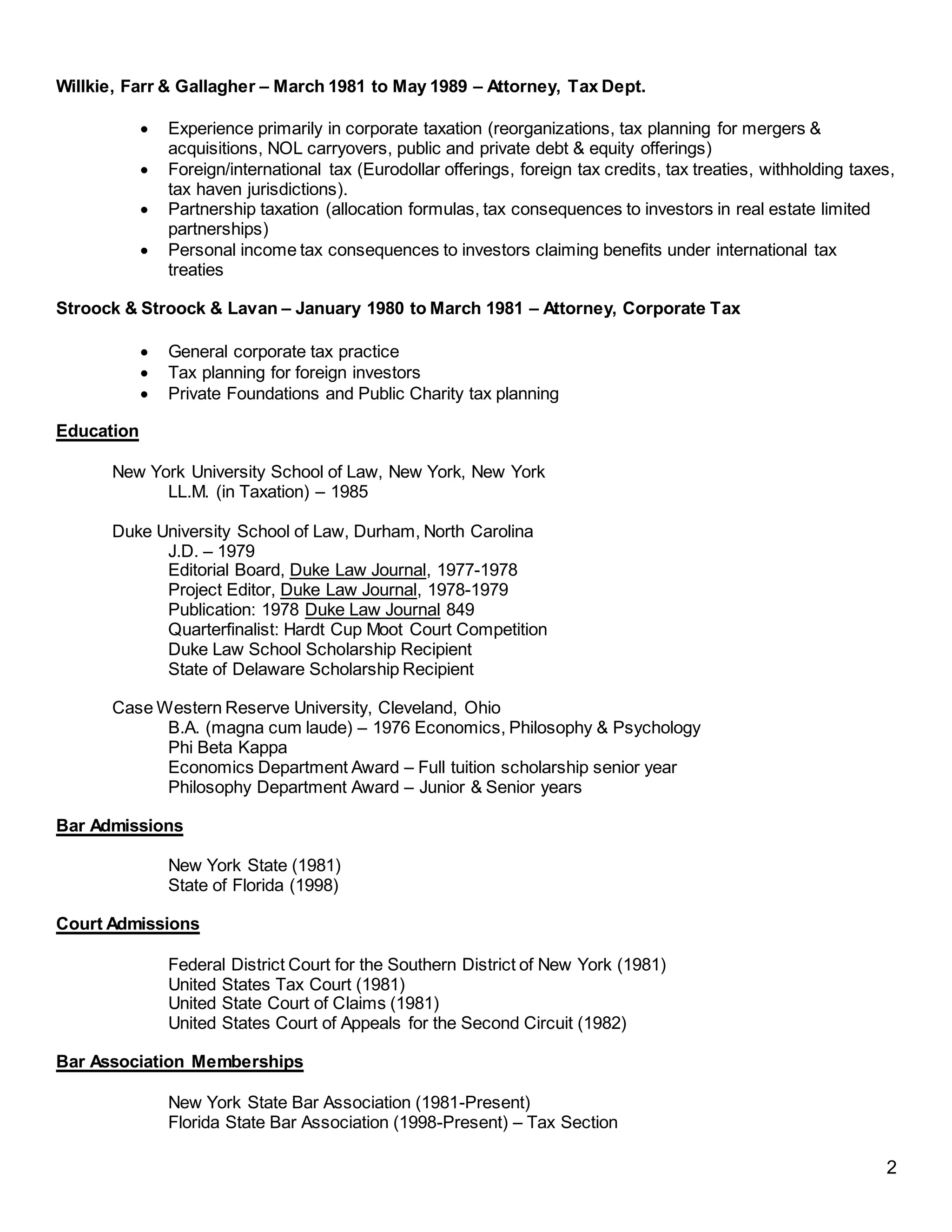 Carol M Finke Resume 8-10-2016 | DOCX