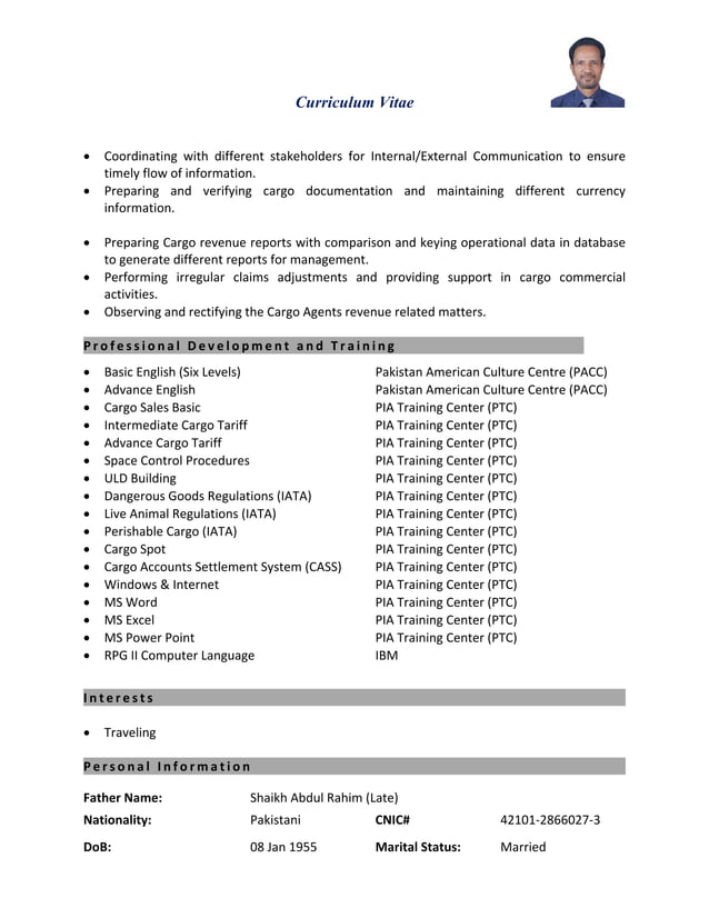 CV SMH | PDF | Aviation Industry | Industries