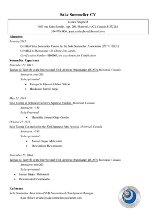 Sake Somellier CV 2016-dec-1_16h32 | DOCX