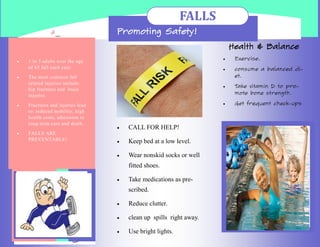 fall prevention brochure | PDF