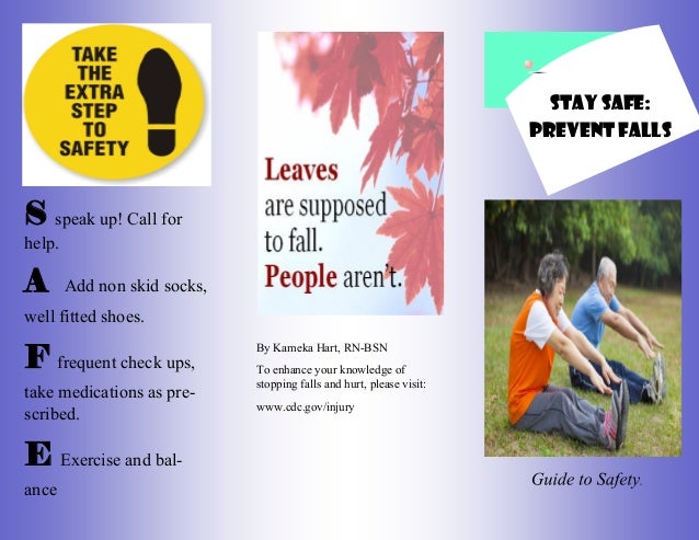 fall prevention brochure