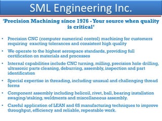 SML Engineering Inc for Website REV B | PDF