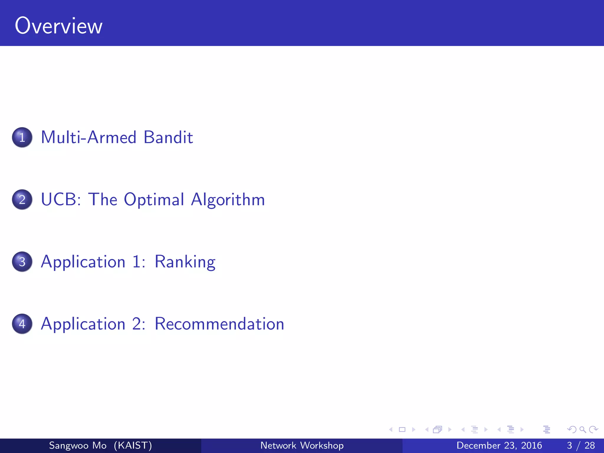 Multi-Armed Bandit and Applications | PDF