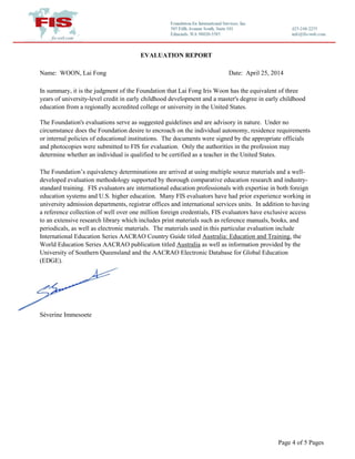 Transcript Lai Fong Woon | PDF