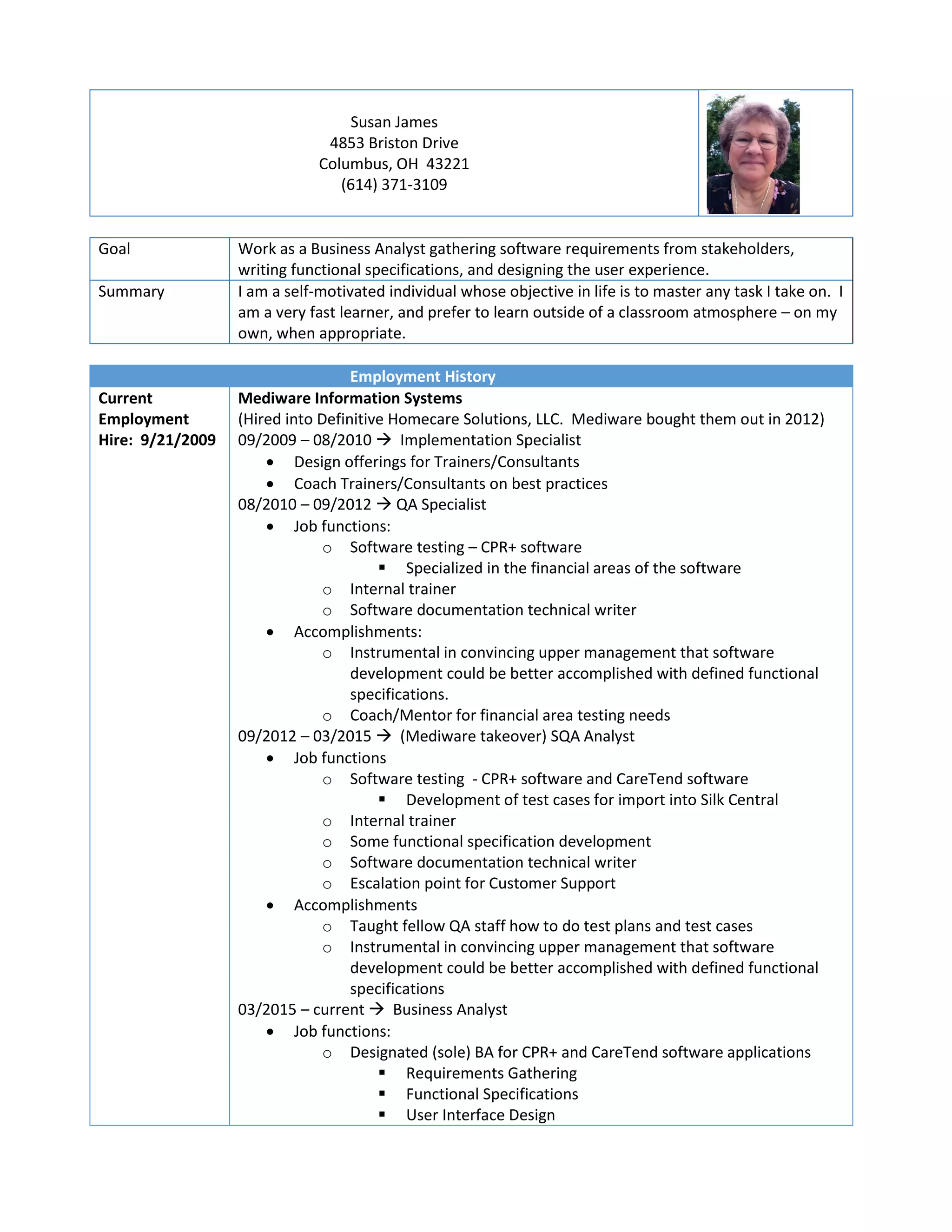 Resume_SueJames | PDF