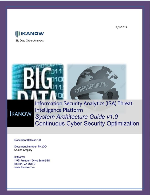 IKANOW System Architecture Guide | PDF | Free Download