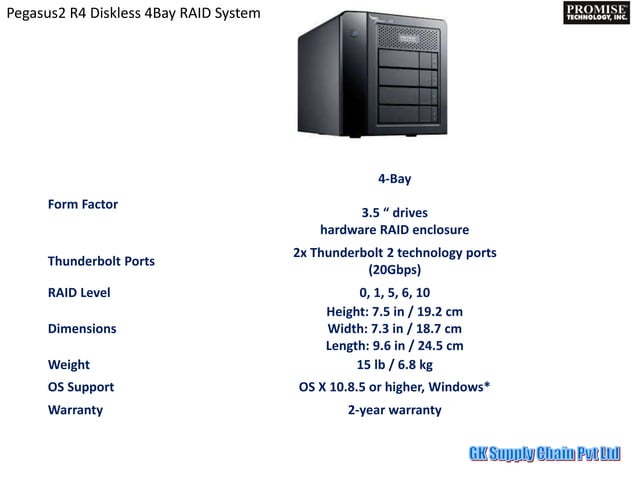 Promise Storage Power Point Presentation | PPTX