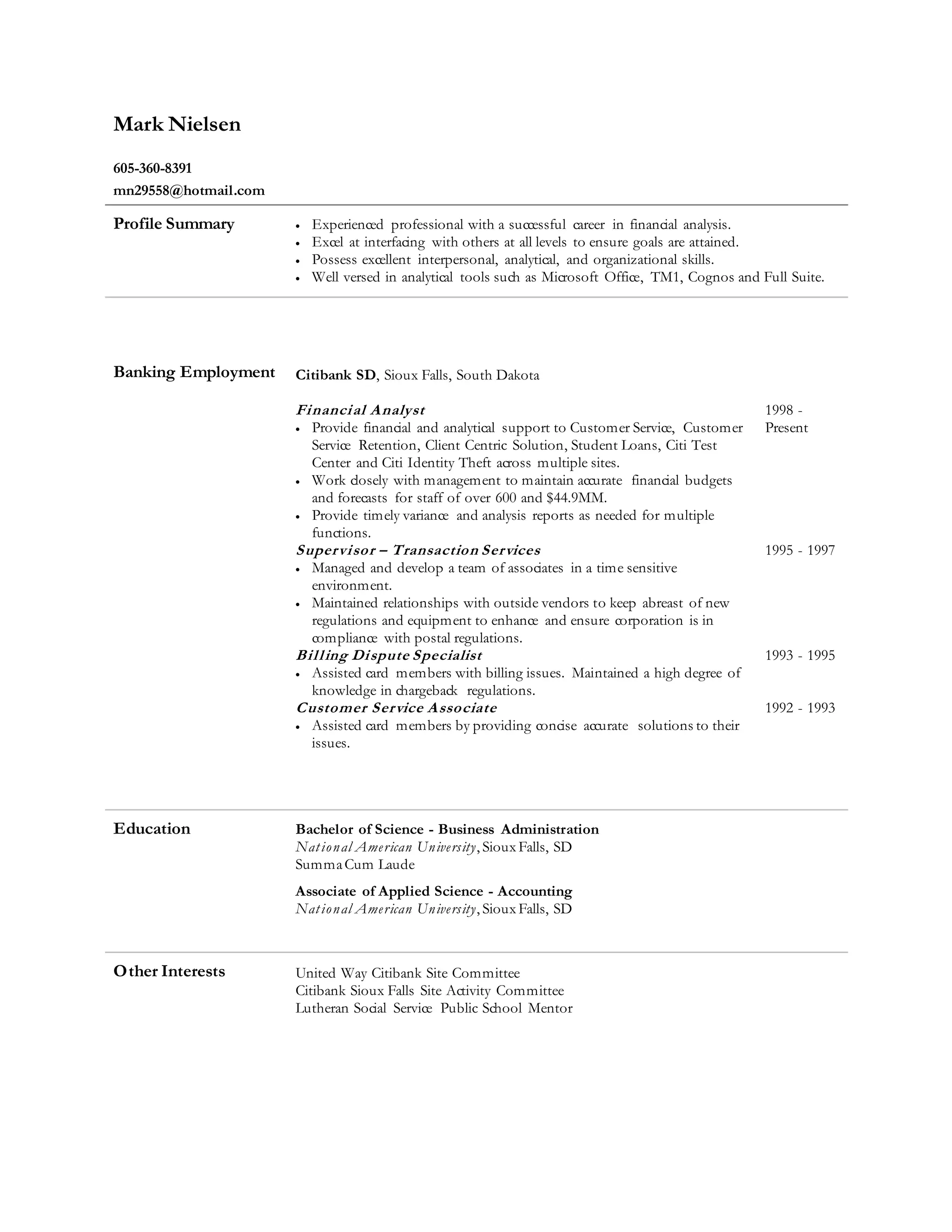 Mark Nielsen Resume 080516 | DOCX