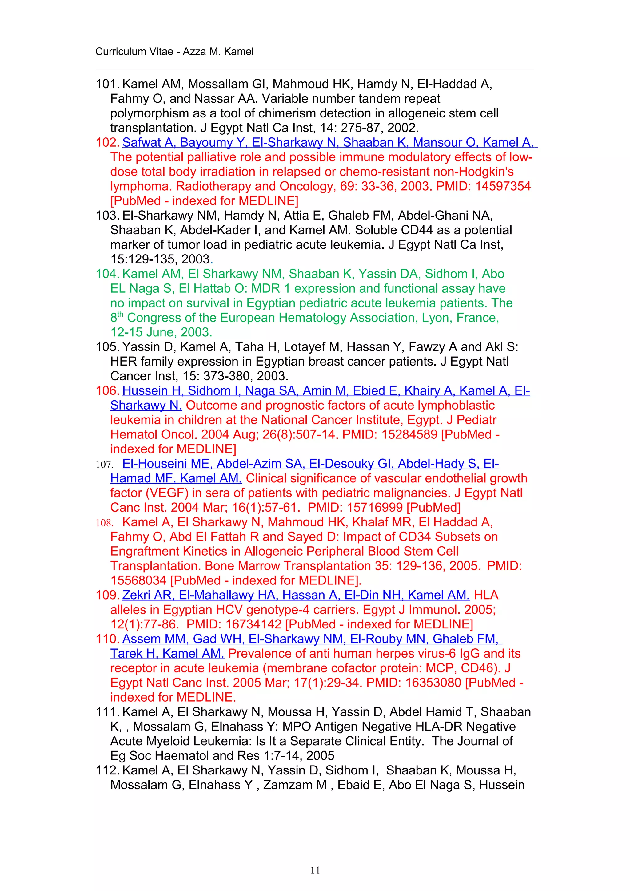 CURICULUM VITAE 2016 | DOC