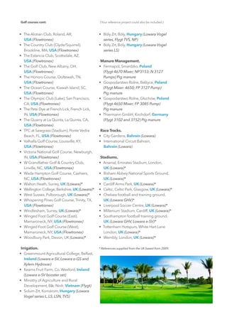 Reference list EXTERNAL USE Xylem in irrigation and agriculture | PDF ...