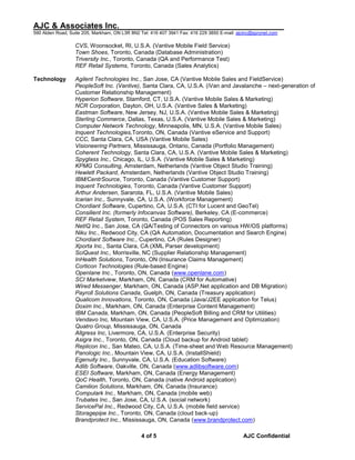 AJC & Associates Inc. Profile | PDF