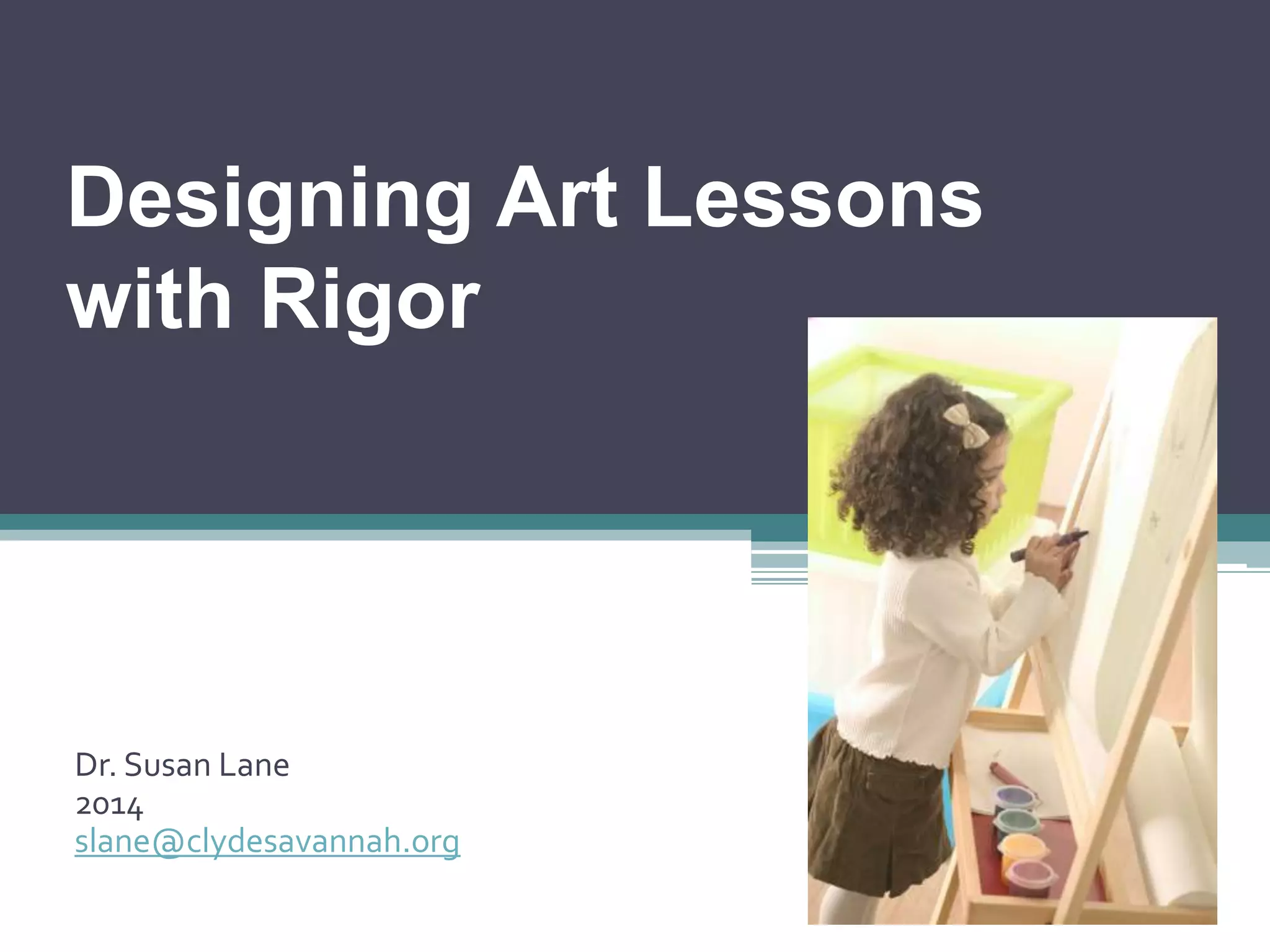 Designing More Rigorous Lessons | PPT