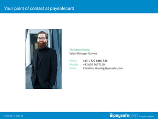 introduction to paysafecard | PDF