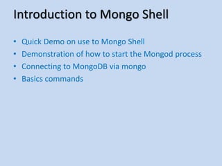 mongodb_Introduction | PPT