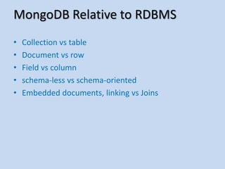 mongodb_Introduction | PPT
