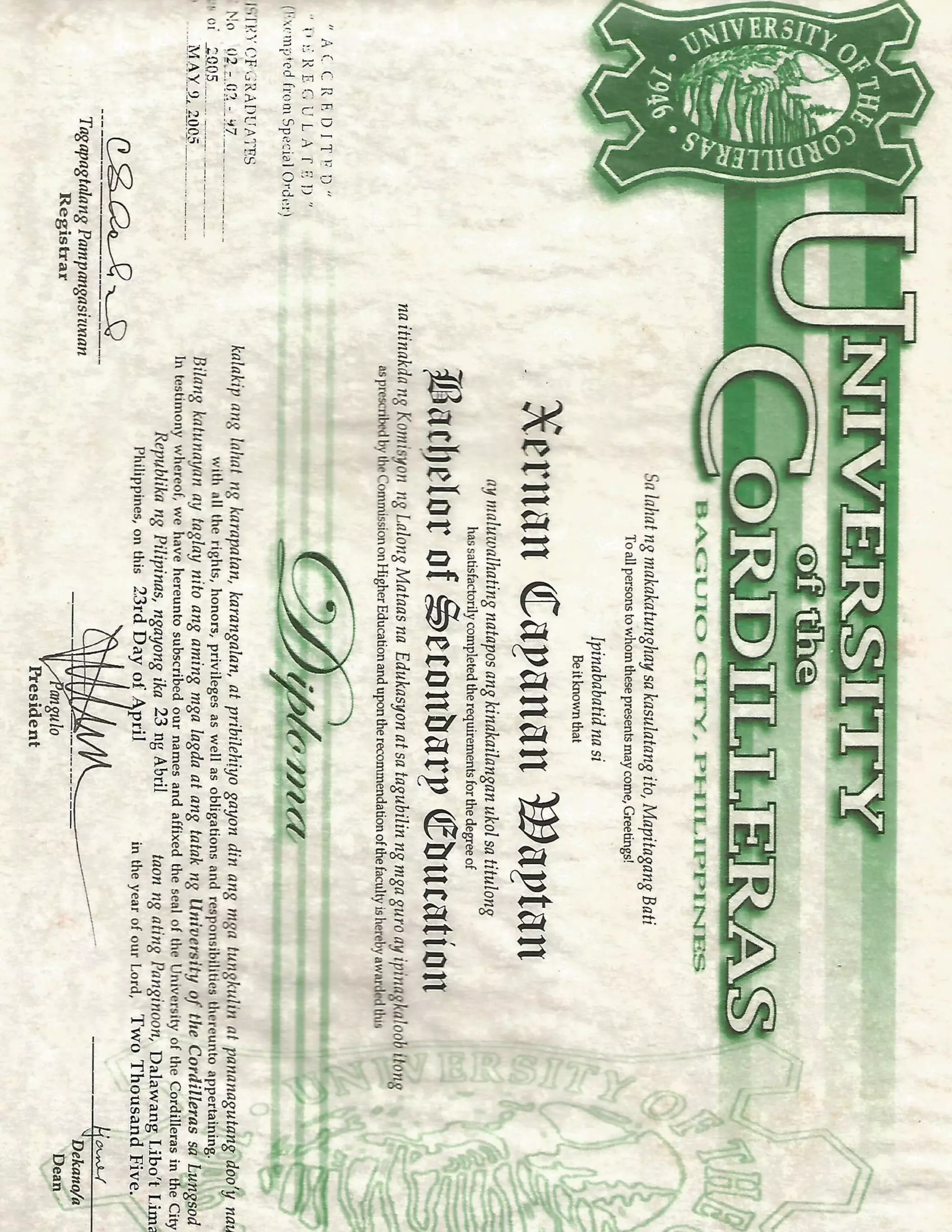 UC DIPLOMA 1 | PDF