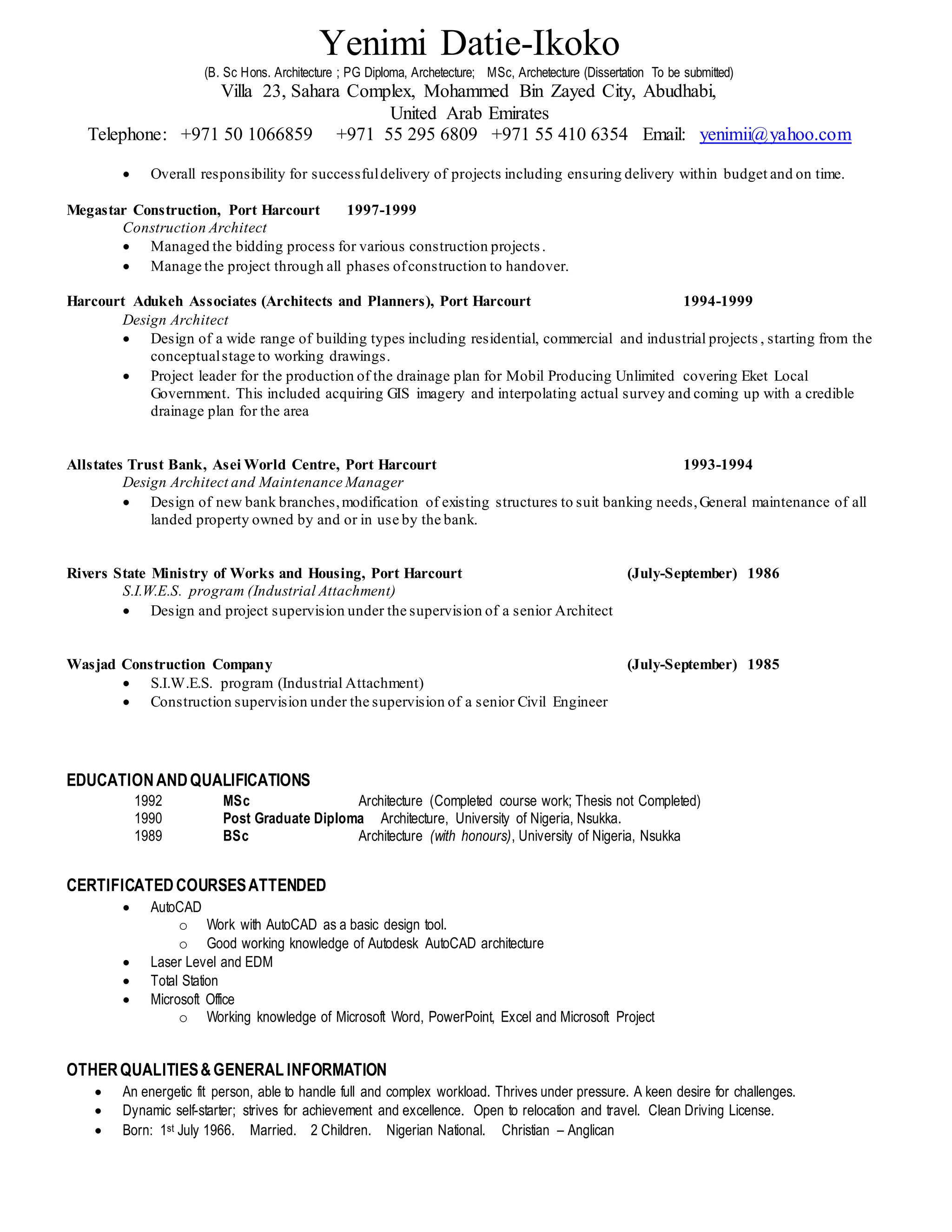 Yenimi CV Version 2 | DOCX