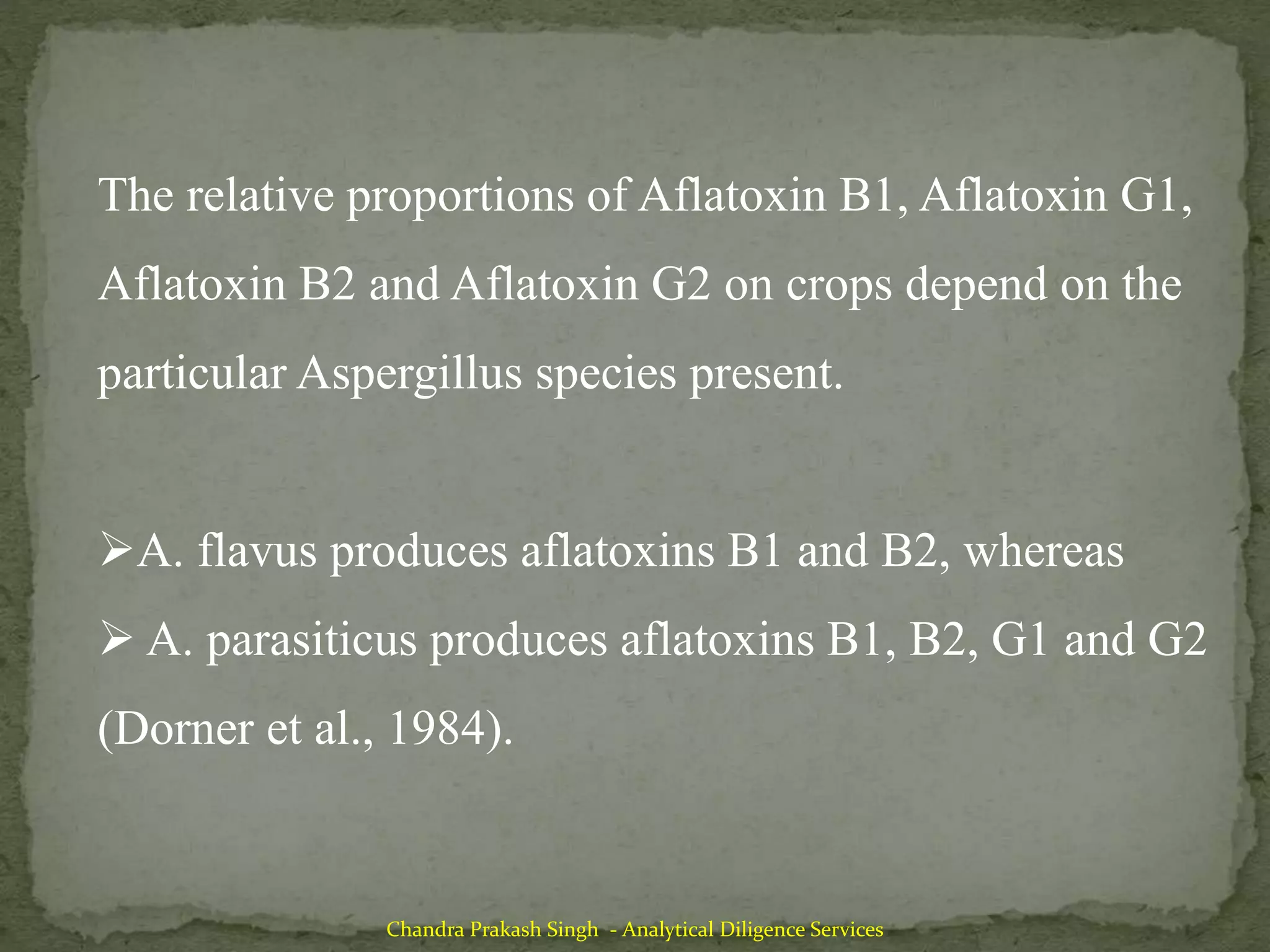 Aflatoxin | PPSX