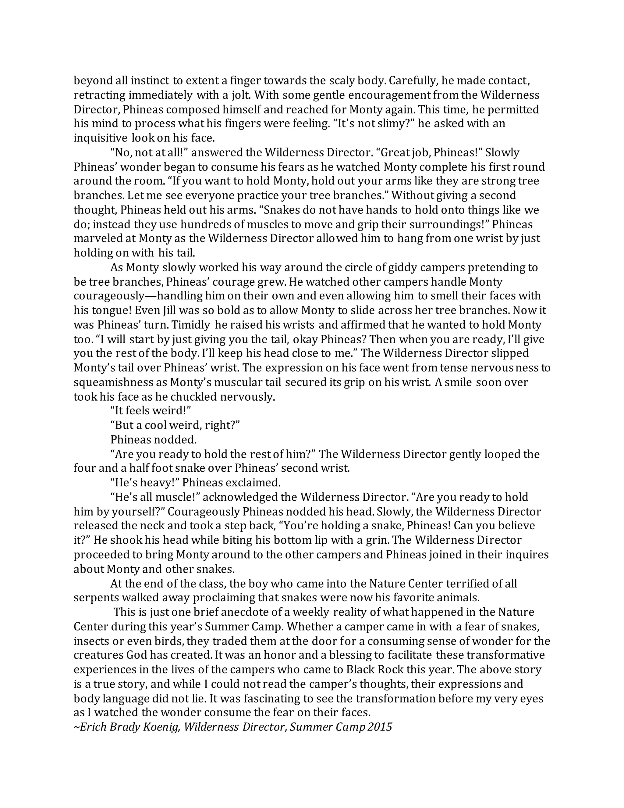 Erich B. Koenig--Camper Story | DOCX