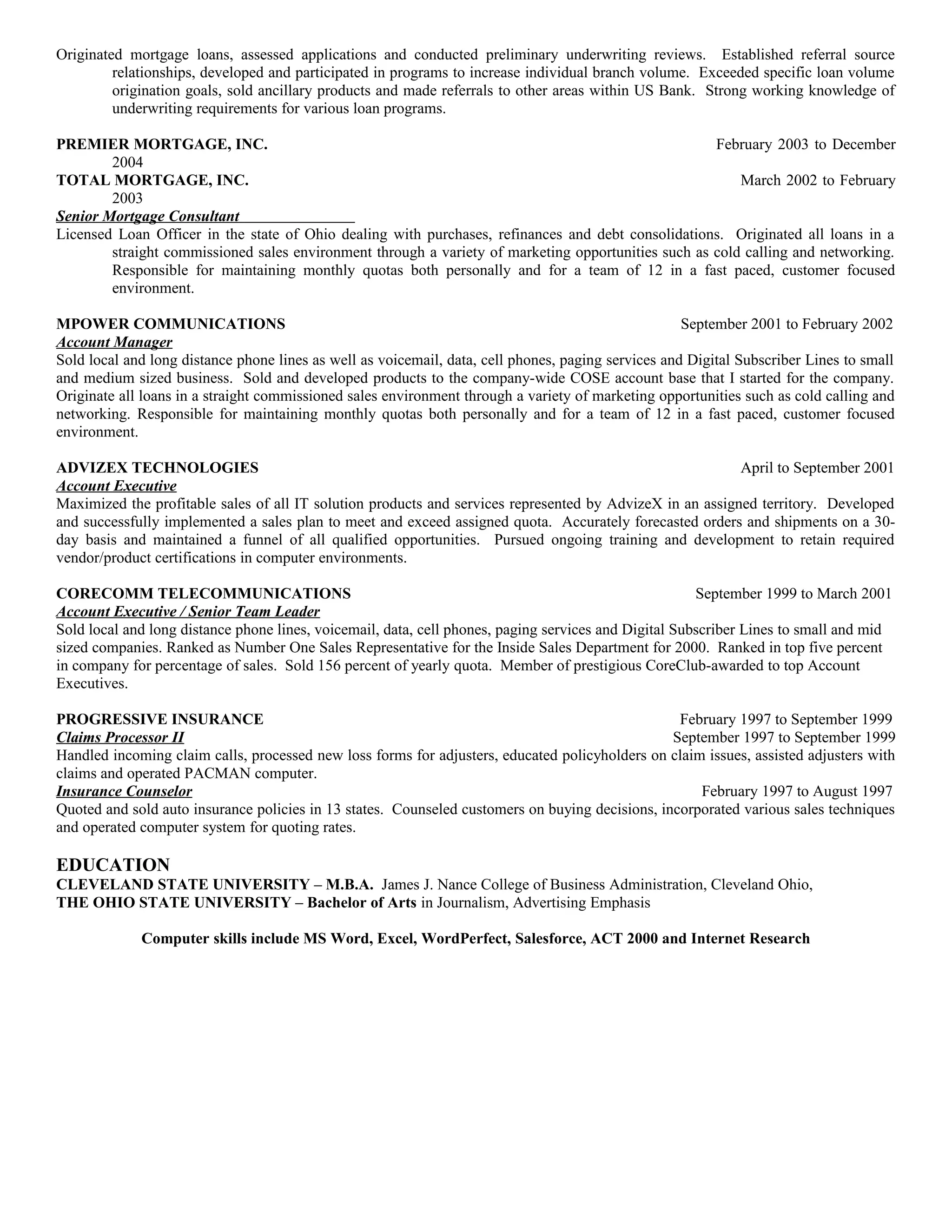 MCS_Resume_(2)- Revised | PDF