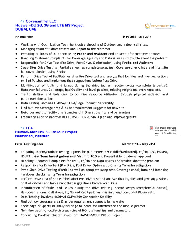 Adeel Ahmed- CV | DOCX | Computer Networking | Computing