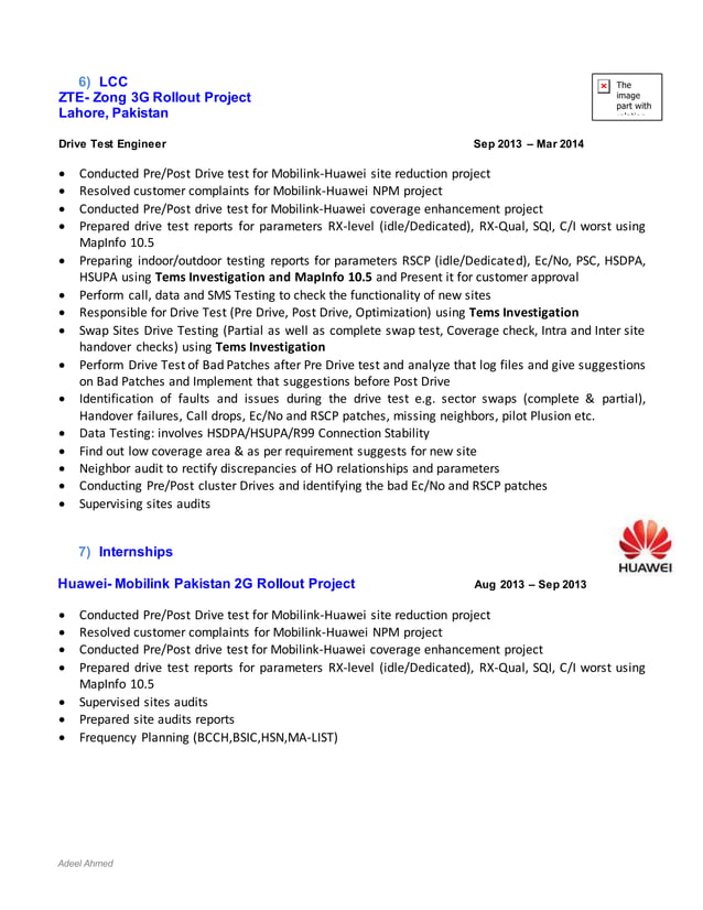 Adeel Ahmed- CV | DOCX | Computer Networking | Computing