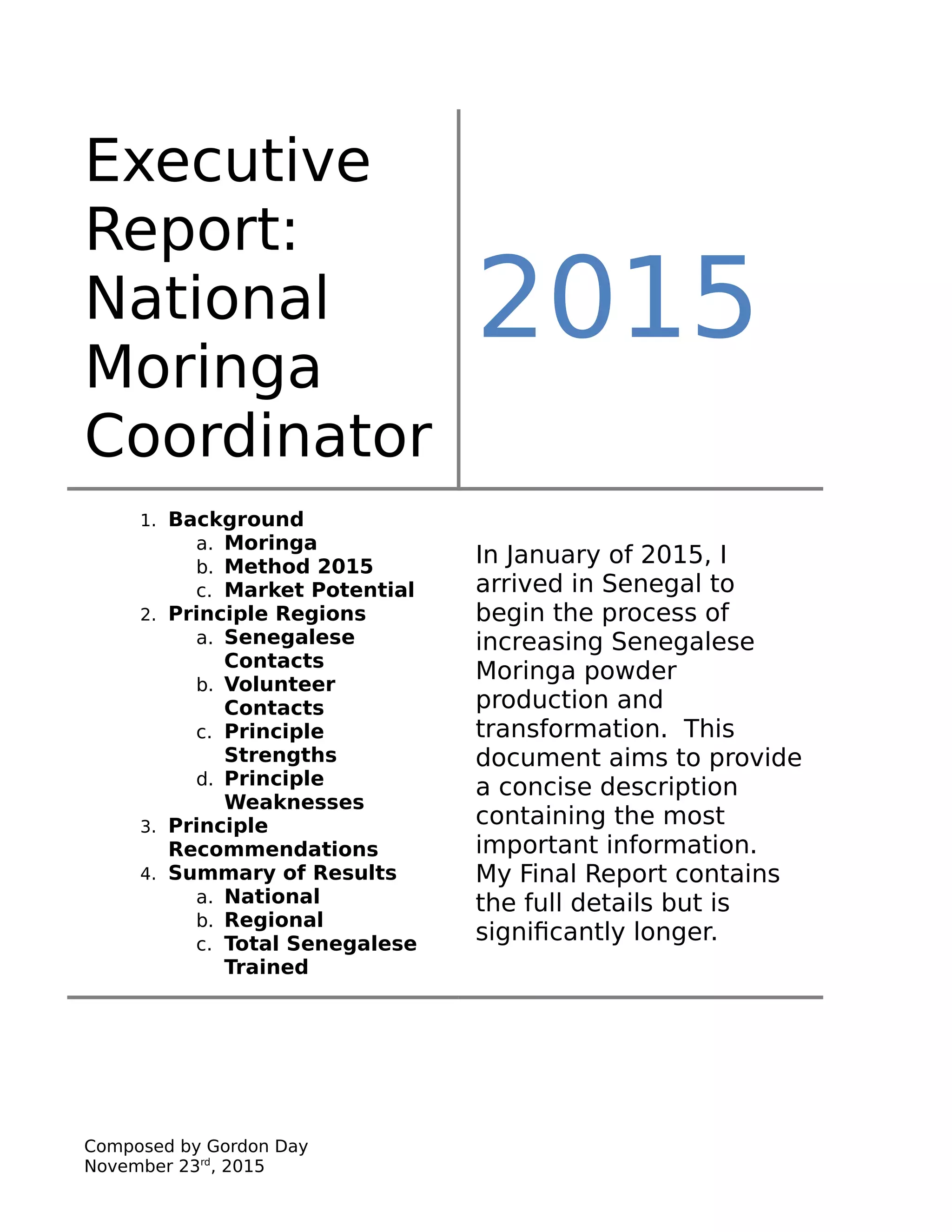 Executive Report_NMC | PDF
