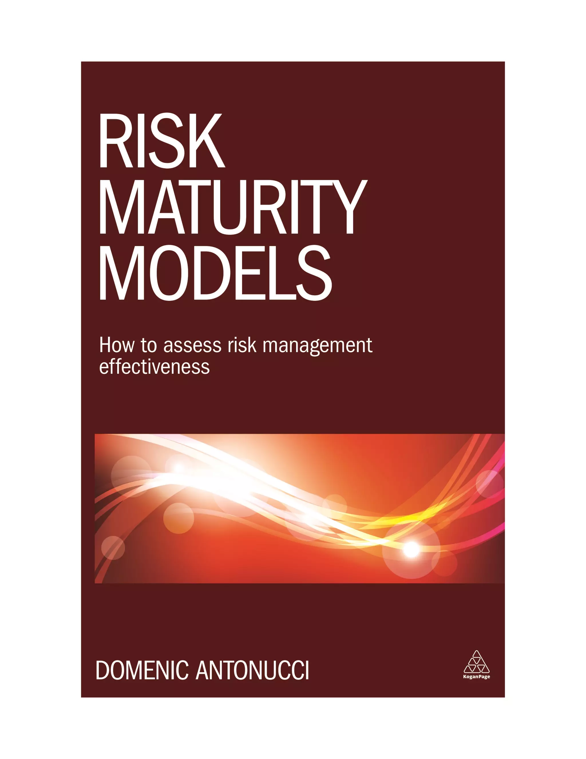 Cover for Risk Maturity Models | PDF