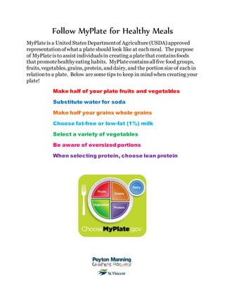 MyPlate | PDF