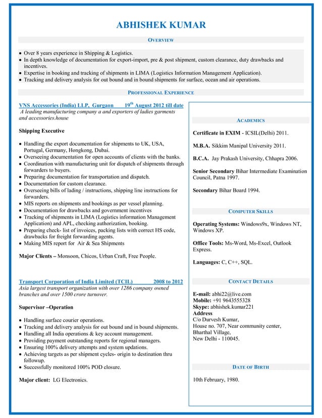 ABHISHEK KUMAR-RESUME | PDF