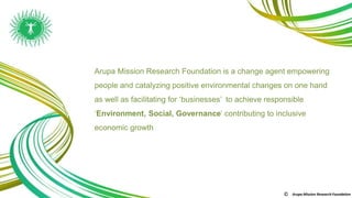 Arupa Mission About sp 27042015 final | PPT