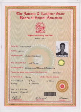 12th Qualification | PDF | Educational Assessment | Education