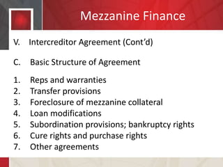 PowerPoint Presentation - Mezzanine Finance.PPTX