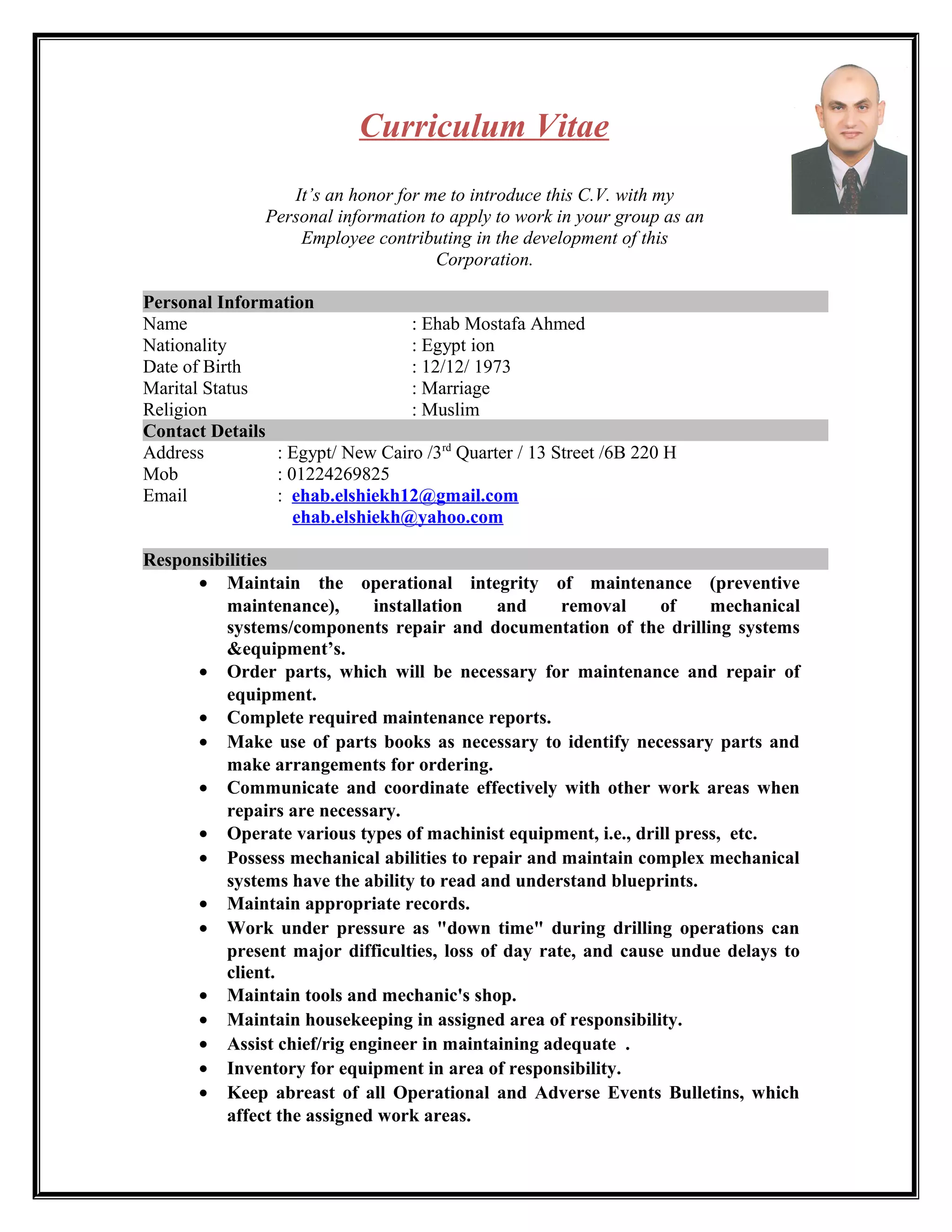 Ehab Mostafa Ahmed Elsheikh | DOC