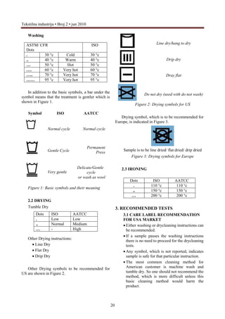 19- 24 SOME PRACTICAL ASPECTS OF CARE LABEL RECOMMENDATION OF APPAREL[1 ...