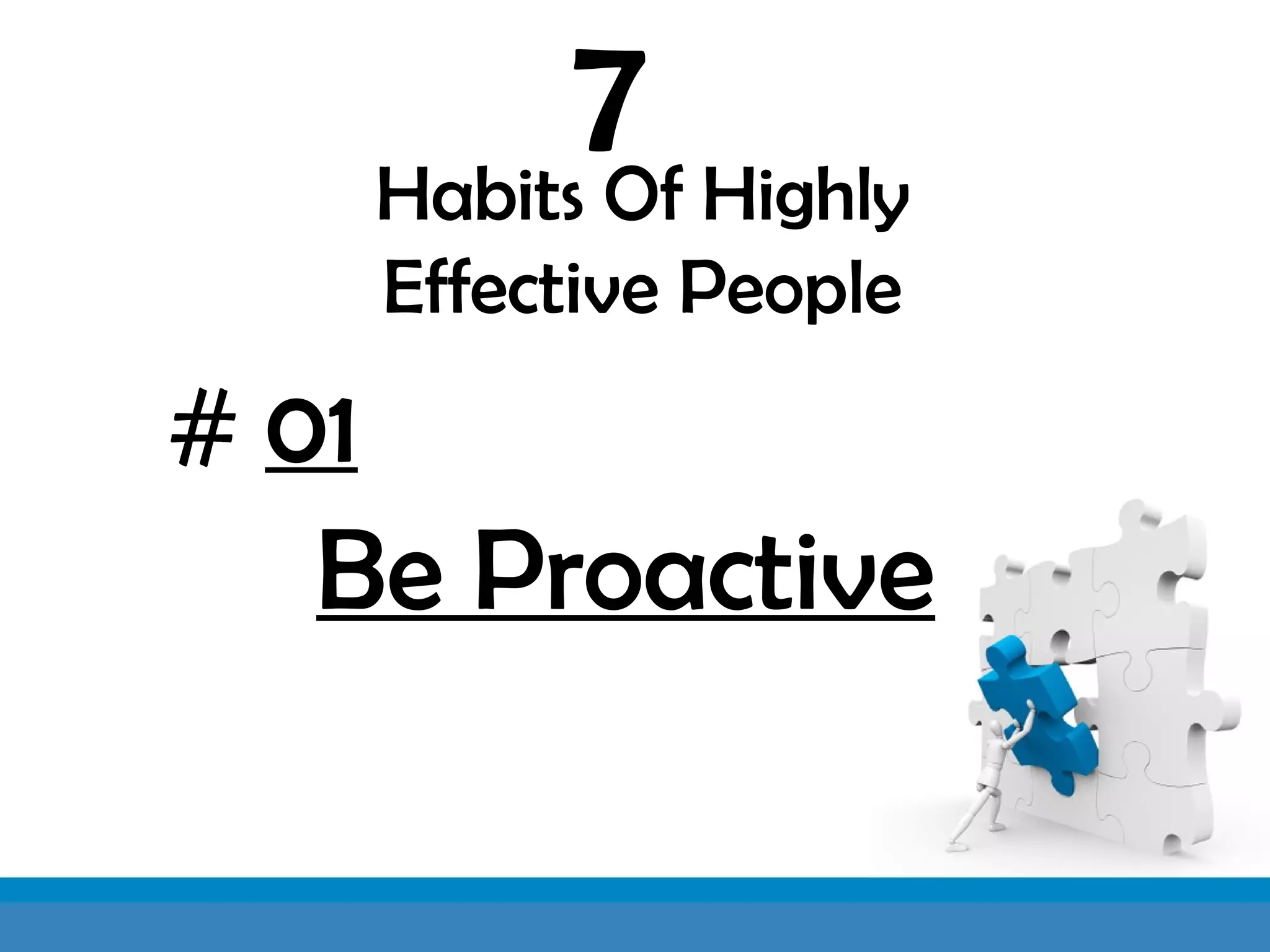 Be Proactive. | PPT
