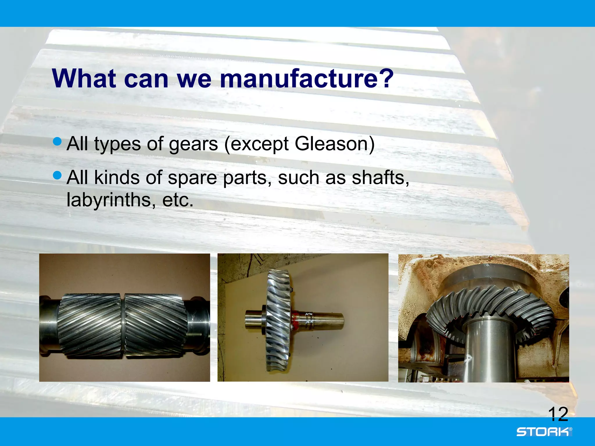 Stork Gears official presentation | PPT