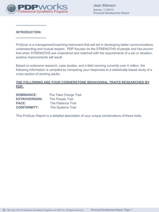 Jean Manson Proscan | PDF