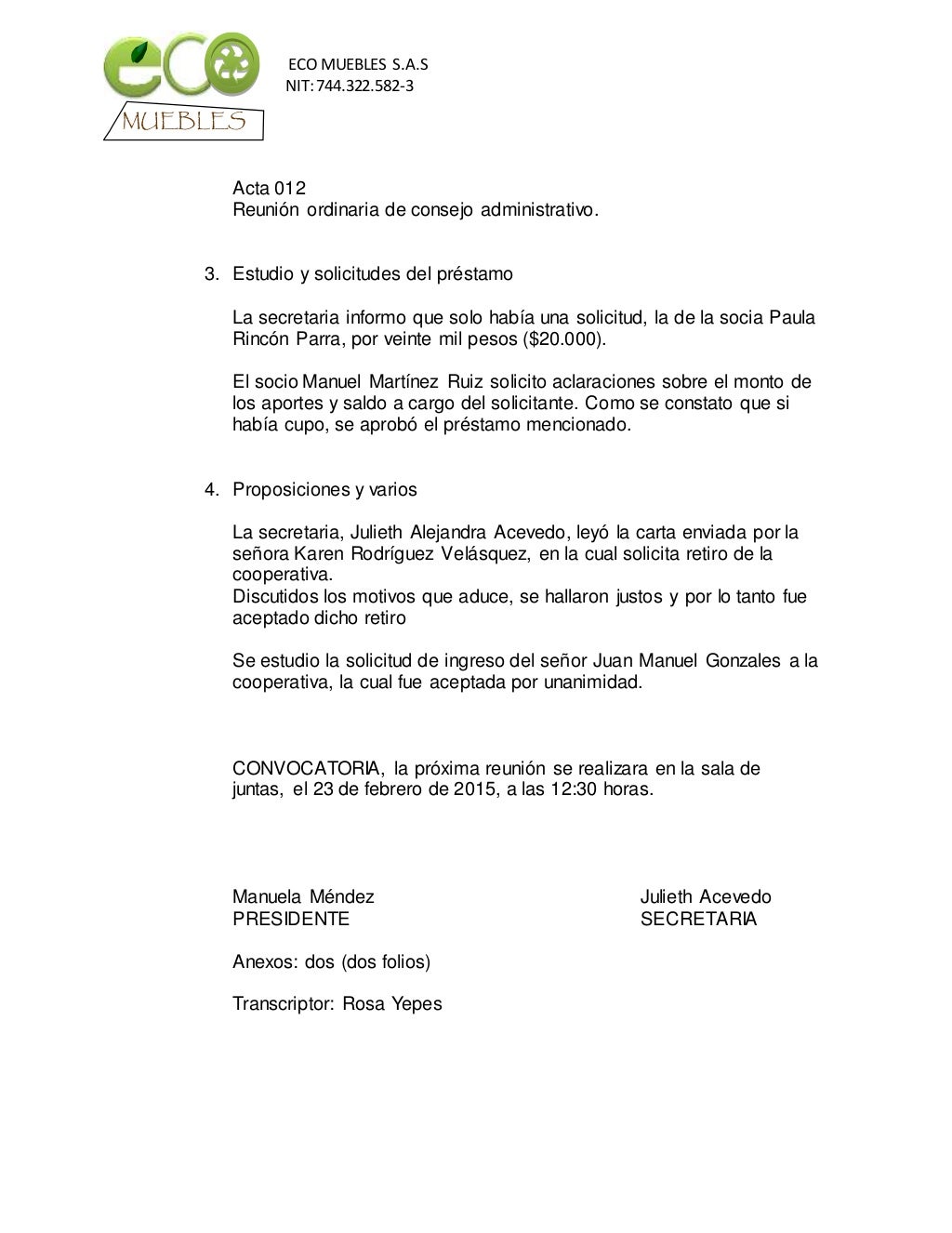 Que Es Una Carta Administrativa - abstractor