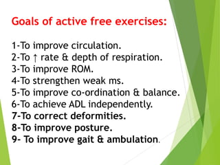 Active free excresises | PPT