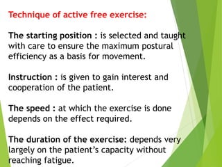 Active free excresises | PPT