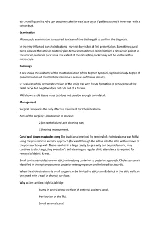 6)active squamous com(cholesteatoma) | DOC