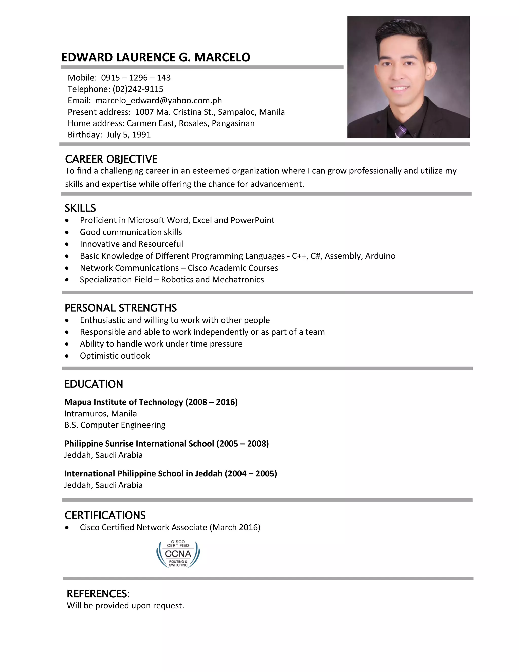 EDWARD LAURENCE G. MARCELO | PDF