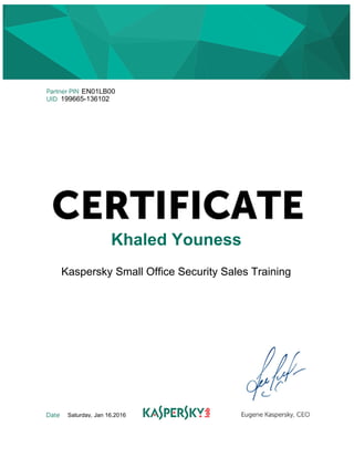 kaspersky small office security | PDF