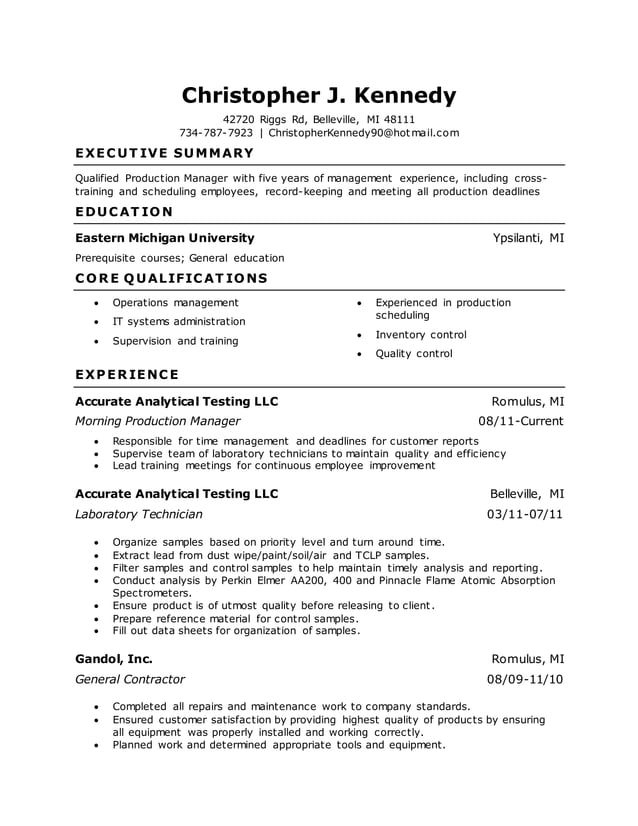 Christopher Resume | PDF