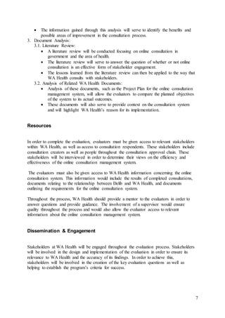 WA Health Evaluation Plan | DOCX | Healthcare Industry | Industries