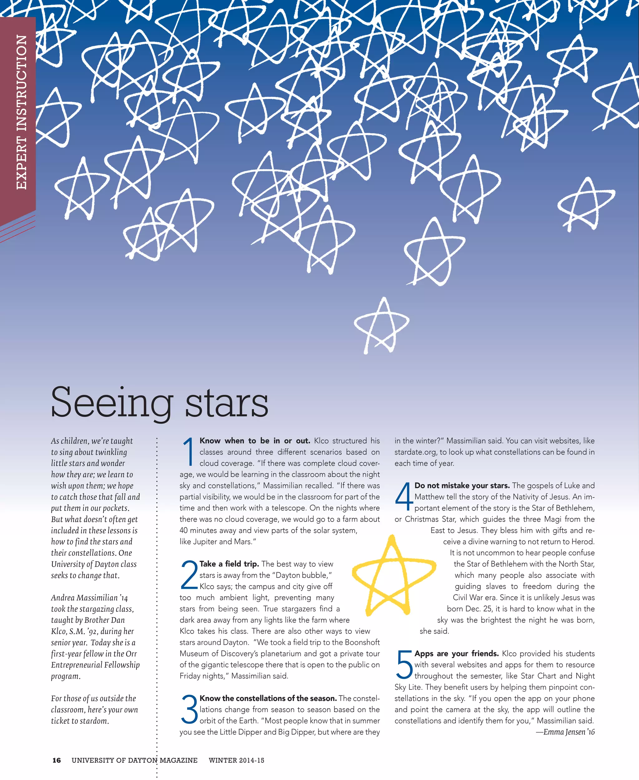 University of Dayton Magazine Winter 2014 | PDF