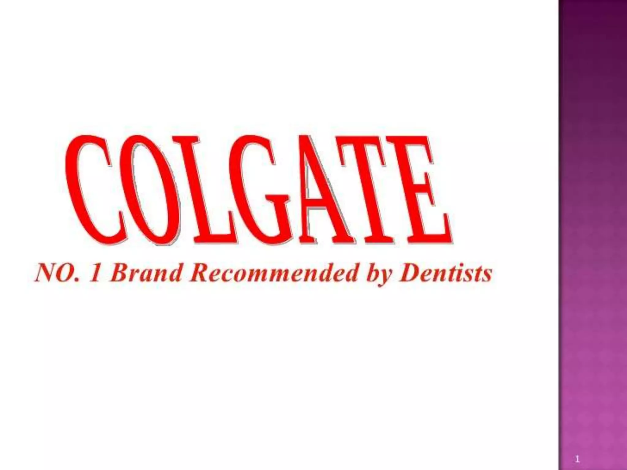 colgate ppt | PPTX
